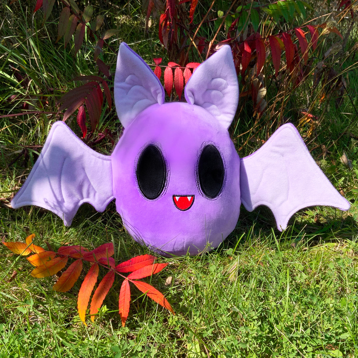VERY LOW STOCK! Purple Baby Bat Mochi Squish Plush Doll – Creepy Kawaii